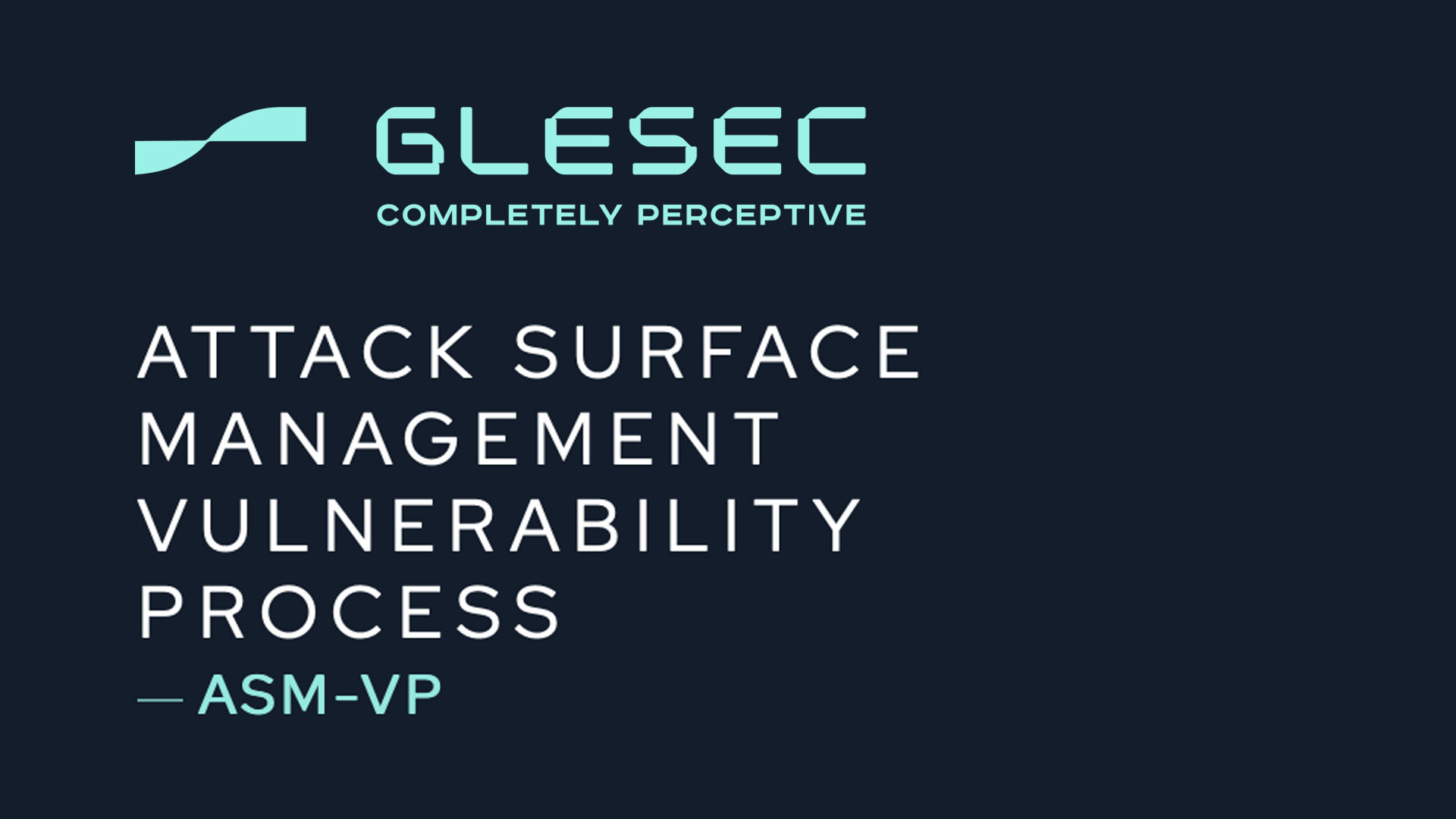 Attack Surface Management Vulnerability Process - Glesec